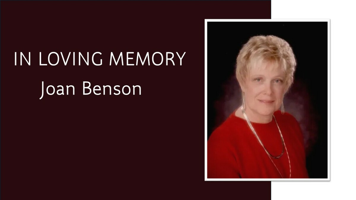 Remembering Joan Benson | Unity Center of Spiritual Growth